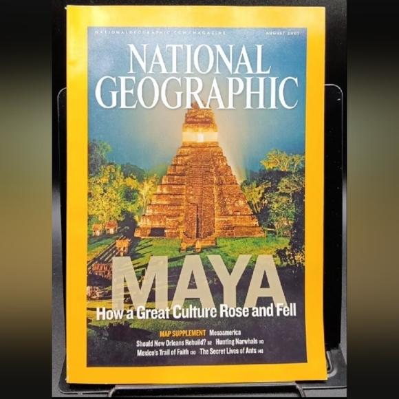 National Geographic | Other | National Geographic Magazine Maya August ...